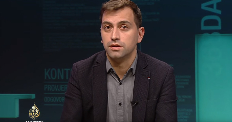 Ivan Đurić guest in the Kontekst on Al Jazeera Balkans - YIHR.rs