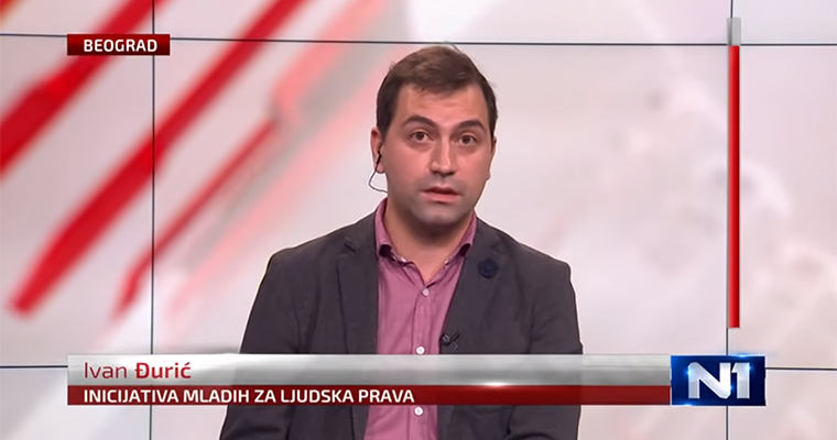 Ivan Đurić gost Crvene linije na TV N1 - YIHR.rs